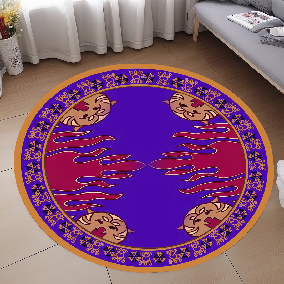 Aladdin Round Rug: Magic Carpet Kids Room Decor - Etsy