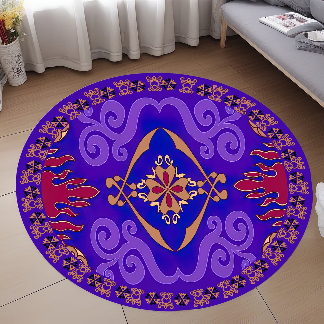 Aladdin Round Rug: Magic Carpet Kids Room Decor - Etsy