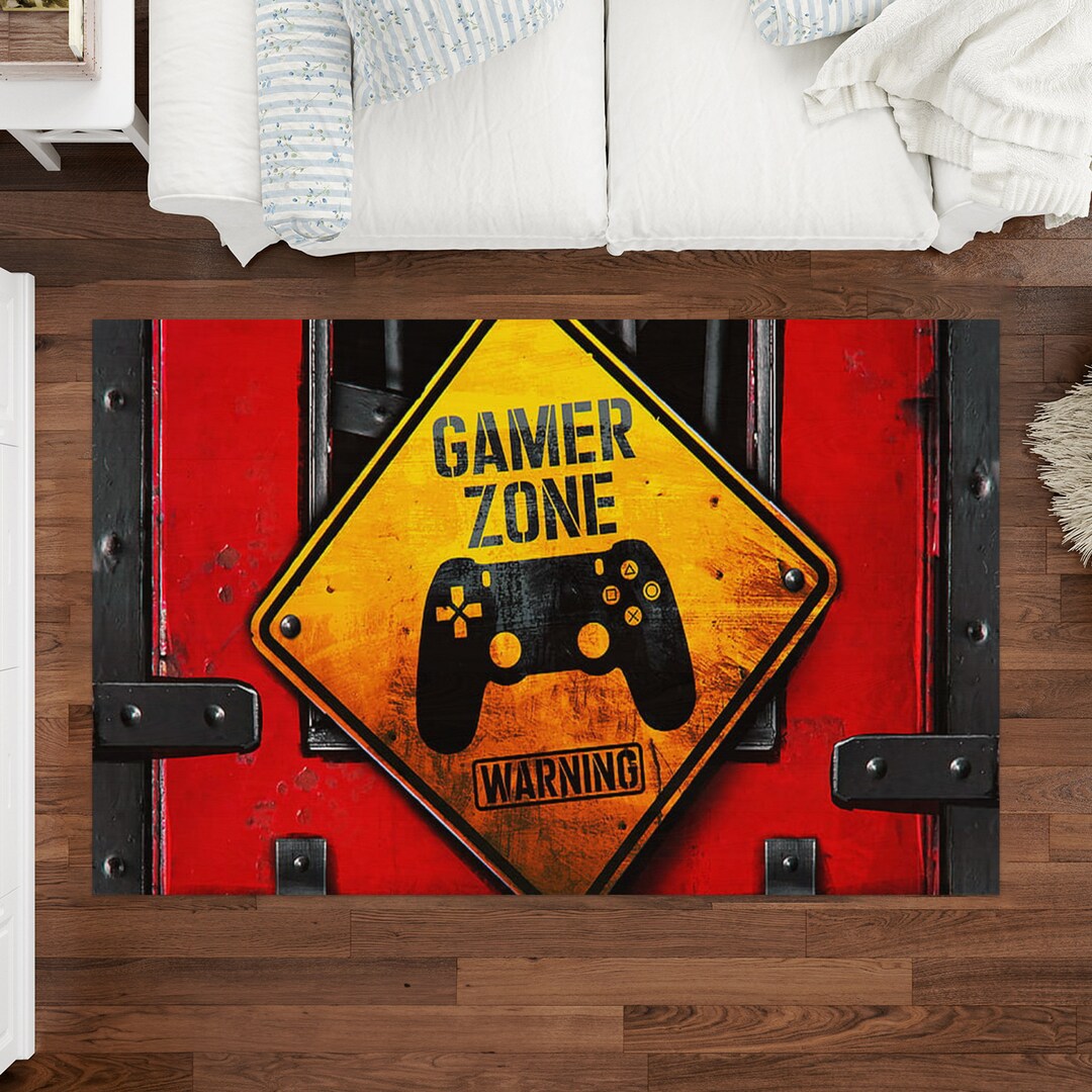 Game Rug, Gamer Rug, Gaming Room Rug, Game Zone Rug, Game Controller ...
