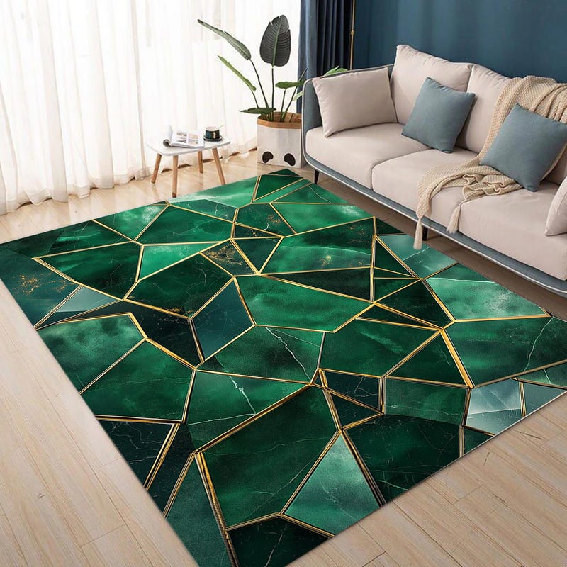 Geometric Rug - Etsy
