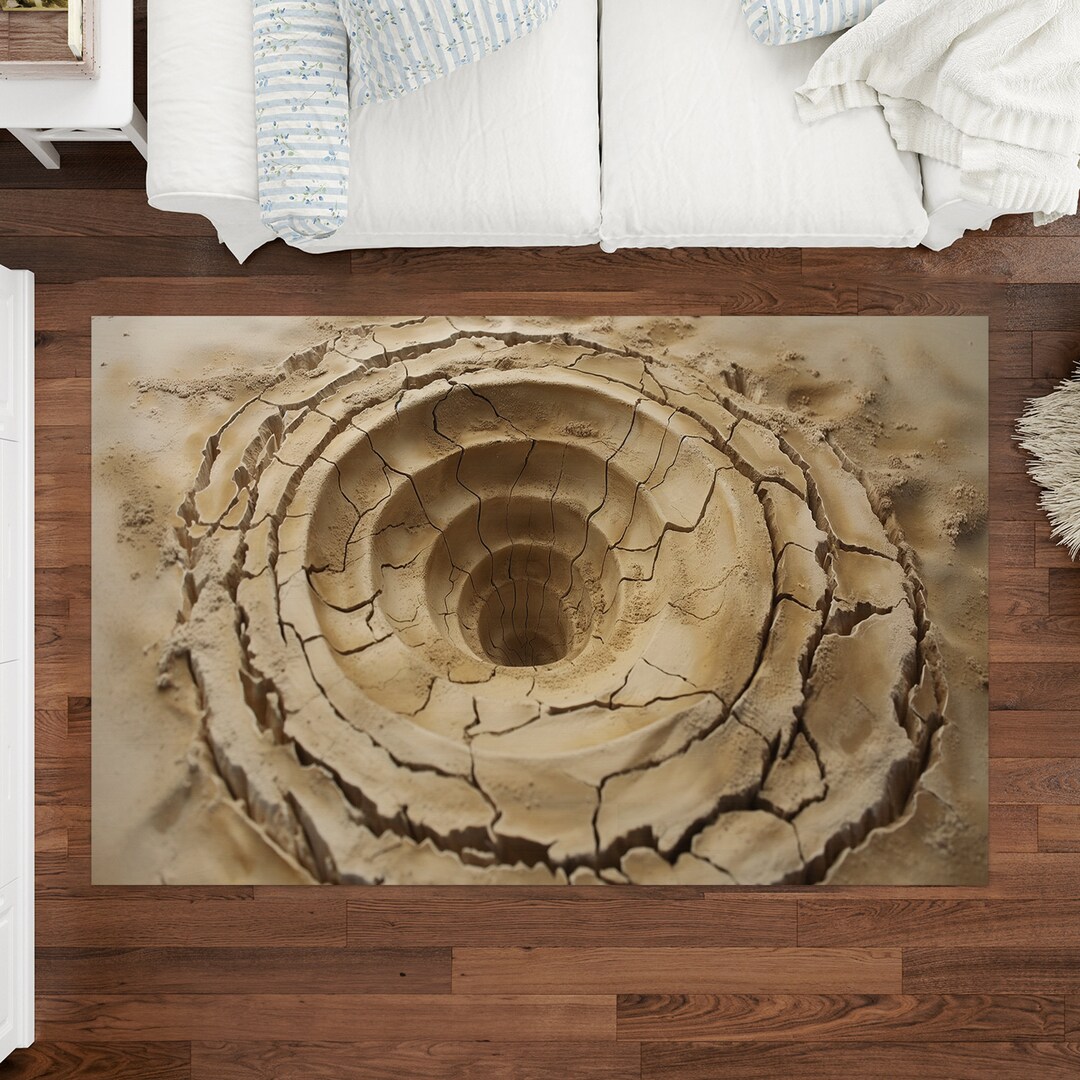 Tunnel Rug, Illusion Rug, Optical Illusion Rug, Vortex Rug, 3D Rug, 3D ...