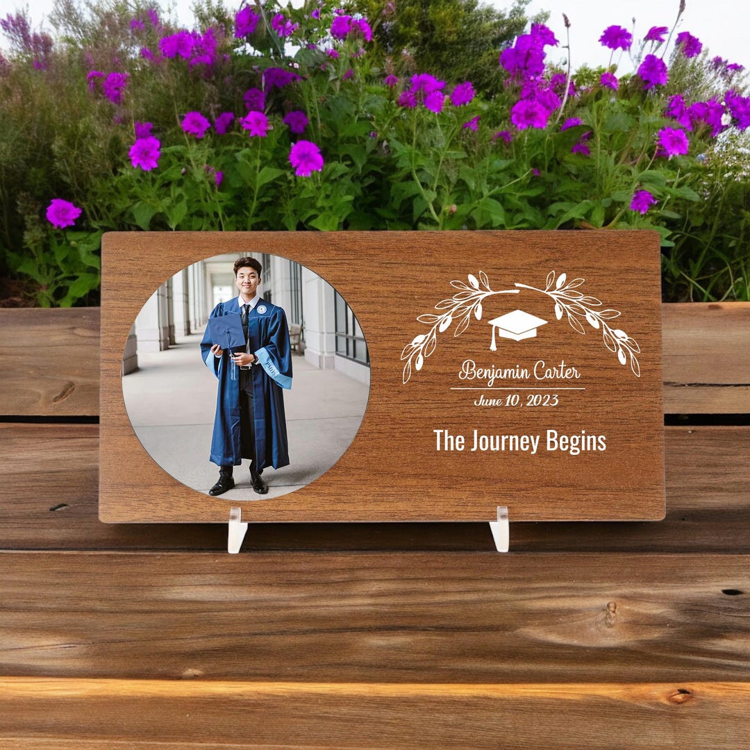 Memorable Personalized Graduation Picture Frame, Wooden Photo Frame ...
