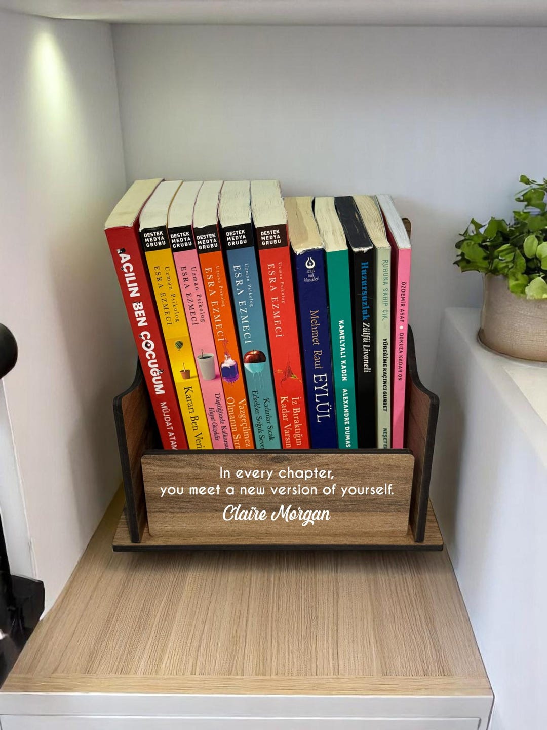 Teacher Book Stand – Inspire Teach Repeat Wooden Book Holder ...