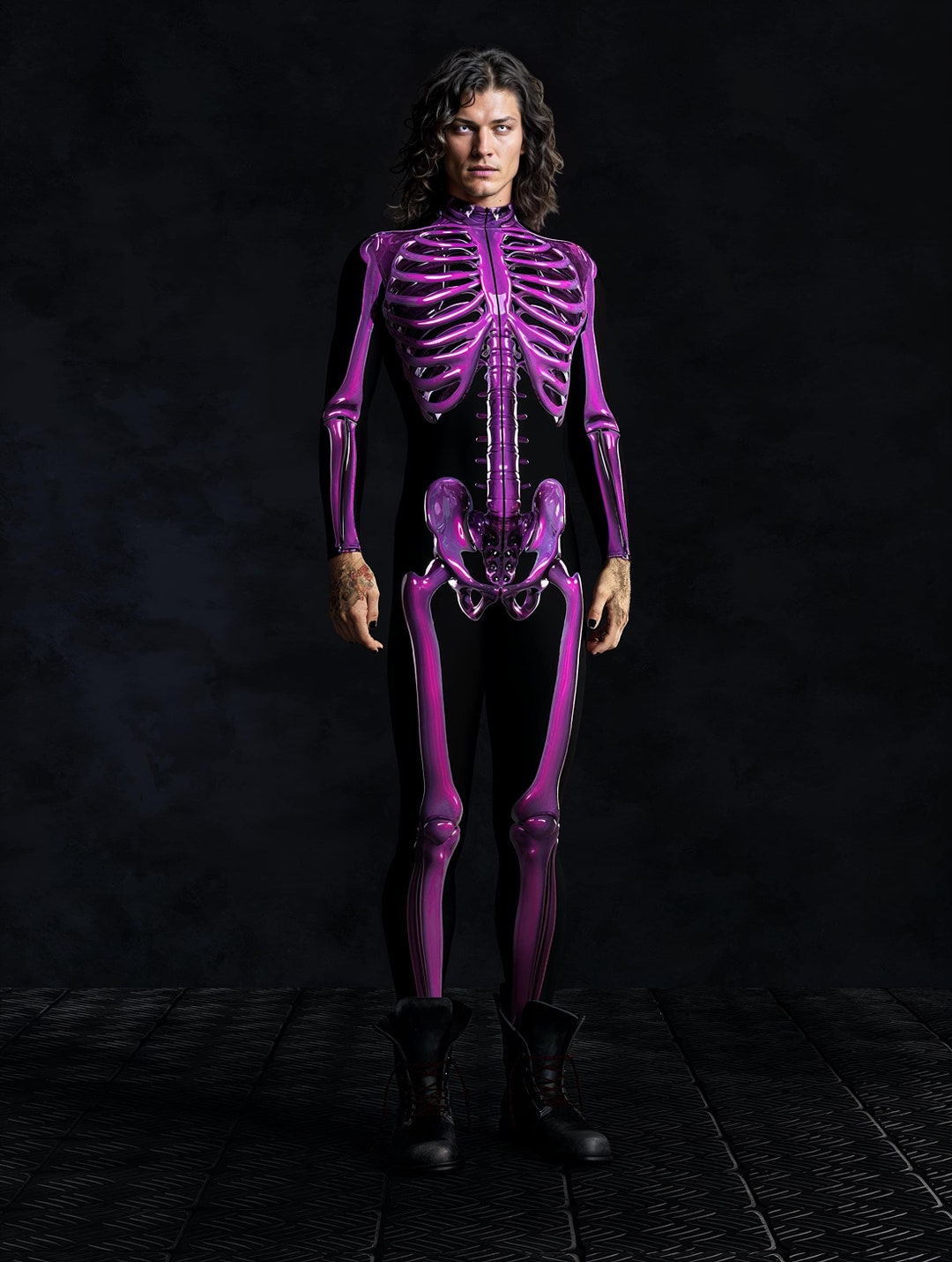 CG Bodysuit Men, X-ray Skeleton Costume Men, Man's Cosplay Costume ...