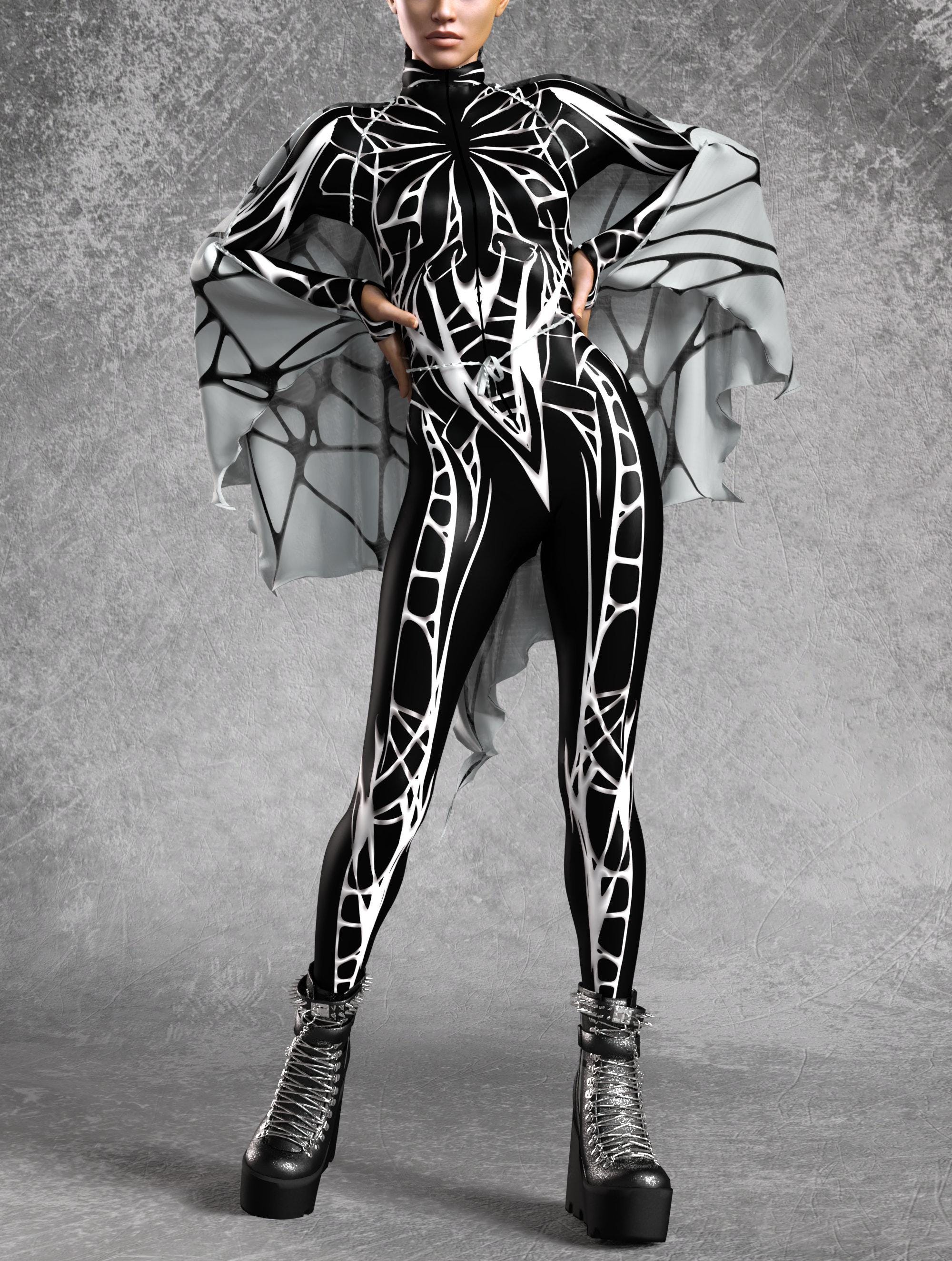 Halloween Spider Costume Set, Womens Halloween Outfit, Halloween Set ...