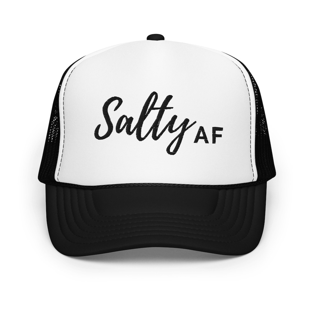 Salty AF Trucker Hat, Girls Trip Hat, Bachelorette Party Hat, Custom ...