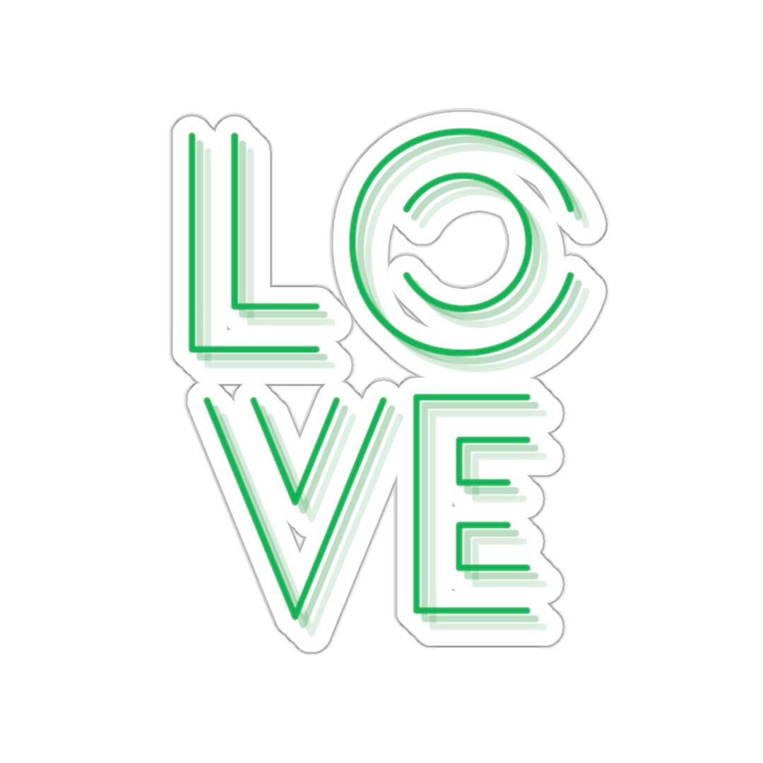 LOVE Tennis Sticker - Etsy