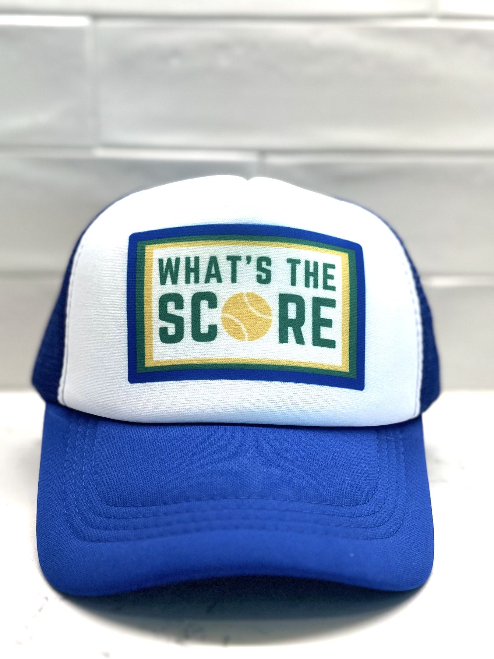 What's the Score Tennis Hat, Tennis Hat, Tennis Visor, Funny Tennis Hat ...