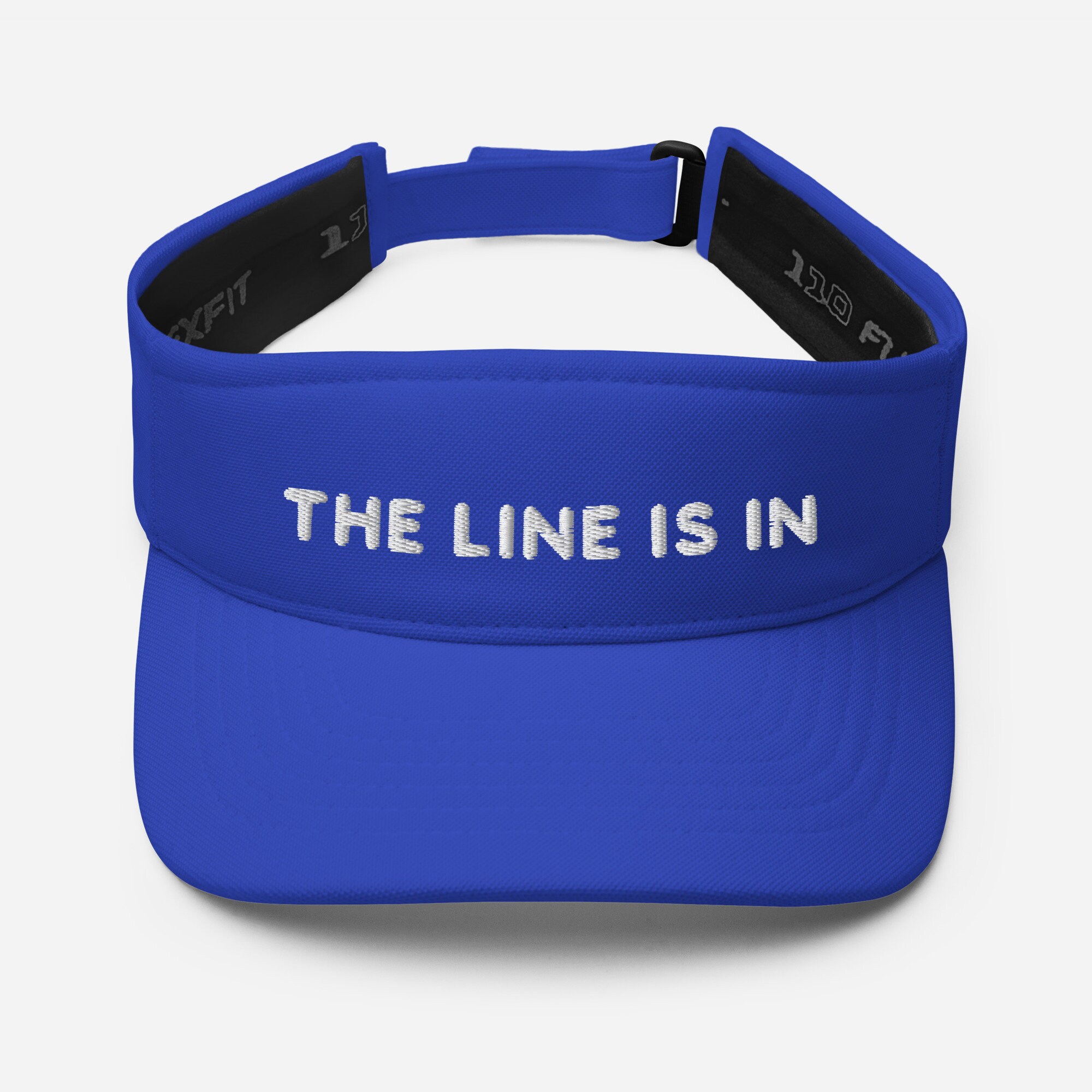 The Line is in Visor, Tennis Visor, Funny Visor, Funny Hat, Tennis Hat ...
