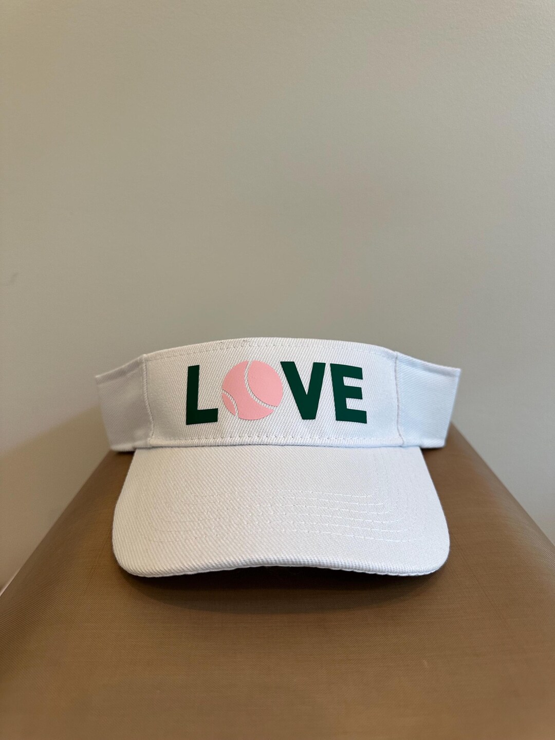 LOVE Tennis Visor, Tennis Visor Hat, Custom Visort, Tennis Team Visor ...