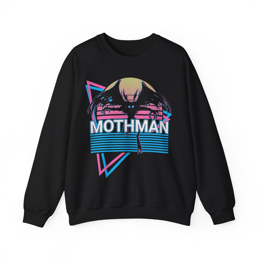 Mothman Sweatshirt Mothman Tshirt, Cryptozoology Gift, Mothman Forever ...