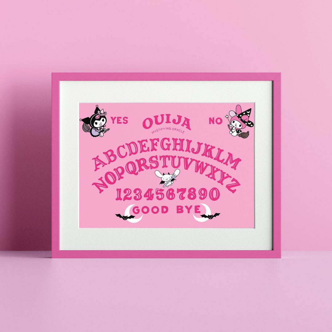 Sanrio Ouija Board - A4 Pink Print - Etsy