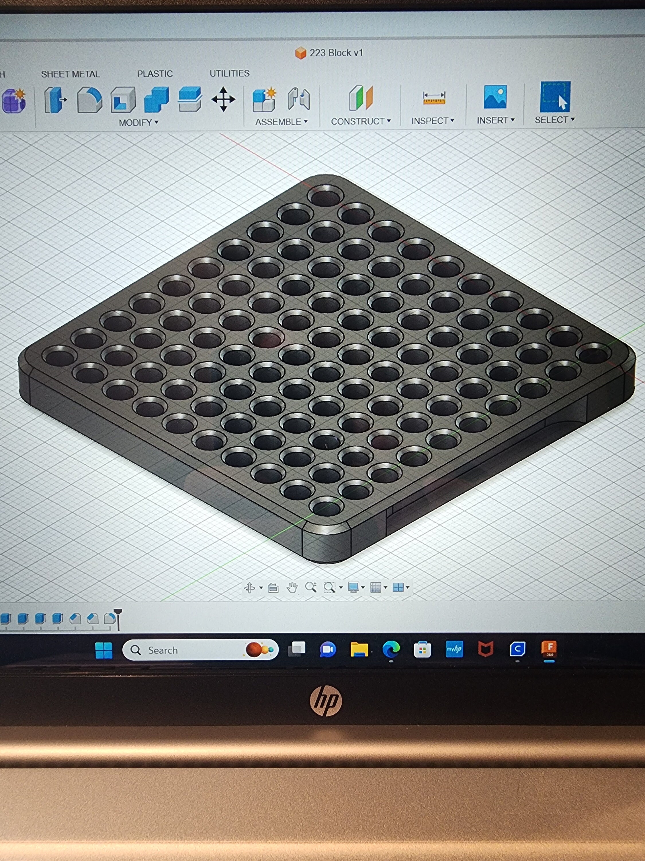 100 Round Reloading Block for 223 Remington .378 Base Cases. - Etsy