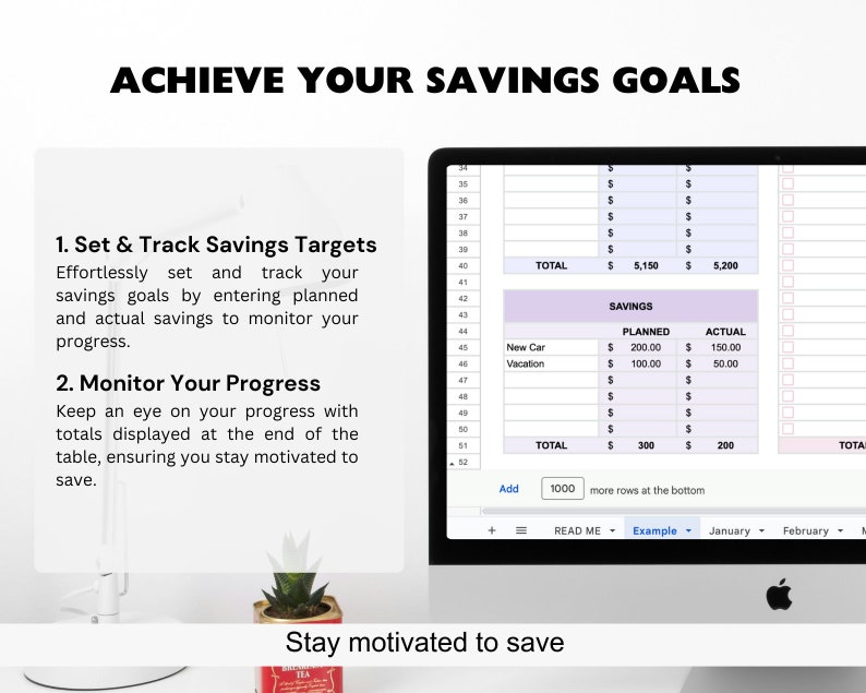 Ultimate Budget Planner for Google Sheets, Monthly Budget Spreadsheet ...