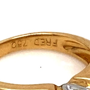 Diamond Engagement Ring Signed by the French Jeweler "fred" - Etsy