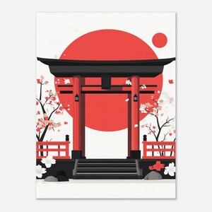 Japanese Shrine Museum-quality Matte Paper Poster - Etsy