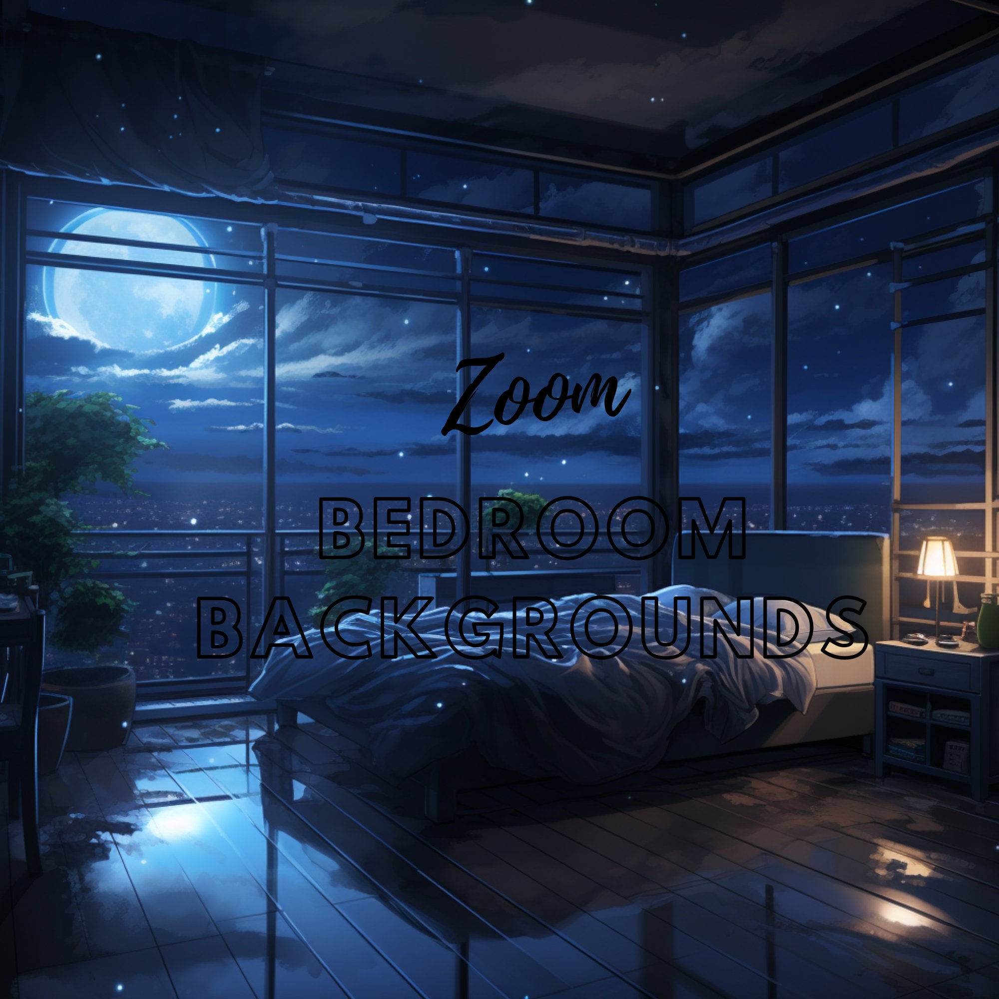 Cozy Bedroom Zoom Backgrounds - for Zoom, Teams, Googlemeet - Etsy