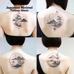 Minimal Japanese Themed Tattoo Ideas - Etsy