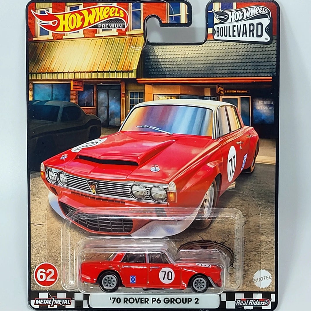 Hot Wheels '70 Rover P6 Group 2 – Premium Boulevard #62 1/64 Die-cast ...