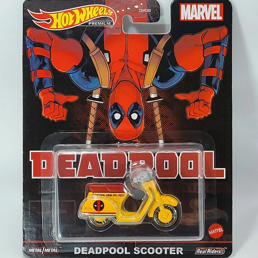 Hot Wheels Deadpool Scooter – Premium Marvel 1/64 Die-cast Model - Etsy