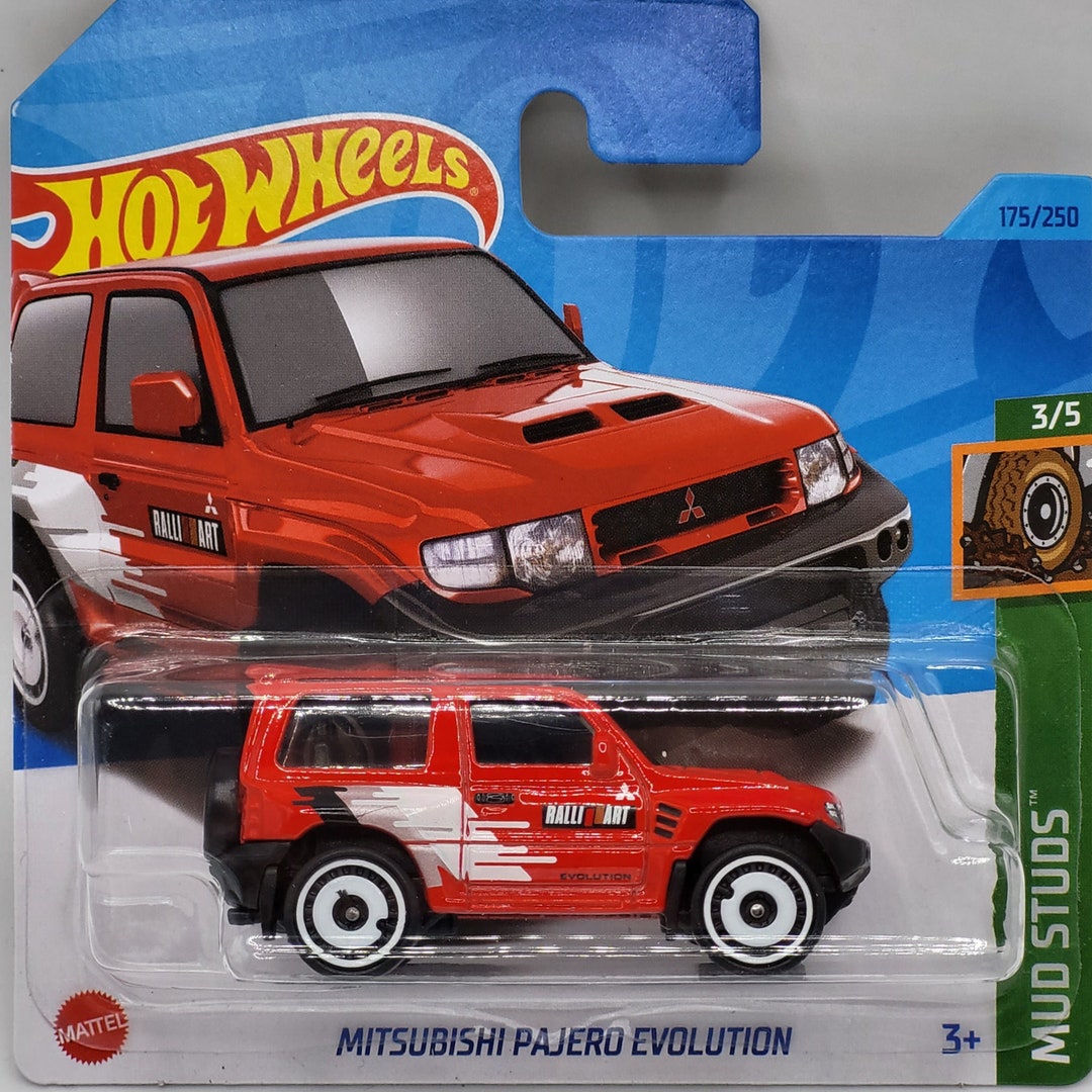 Hot Wheels Mitsubishi Pajero Evolution – Mud Studs 175/250 2023 Red 1/64 Die-cast Model - Etsy