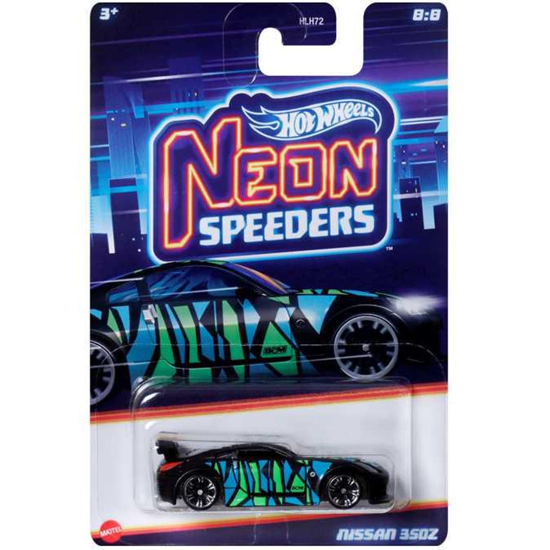 Hotwheels | Neon Speeders | Nissan 350Z | HLH72 | HRW74 - Etsy