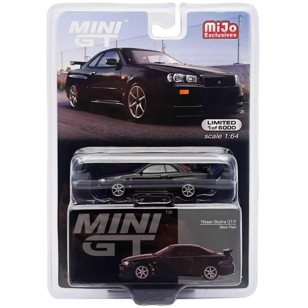 MINI GT 1:64 Nissan Skyline GT-R (r34) V-spec – Black Pearl #570 Die ...
