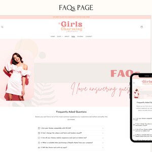 GIRLS - Bright Pink Styled Shopify Fashion Theme | Customizable ...
