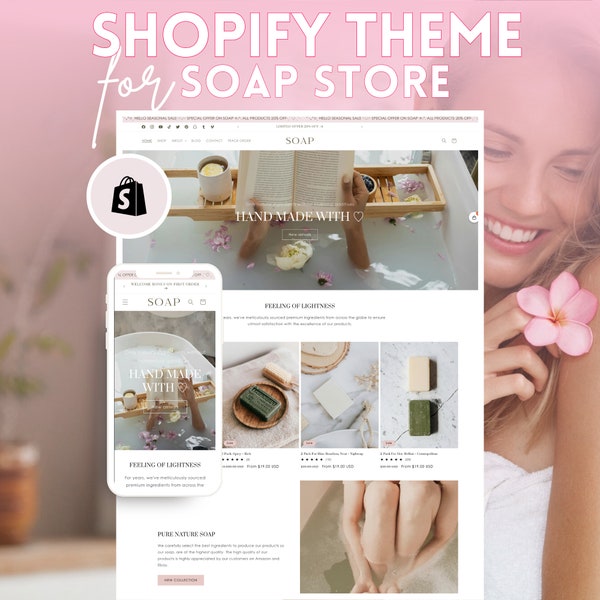 Shopify Website Template Crafters - Etsy