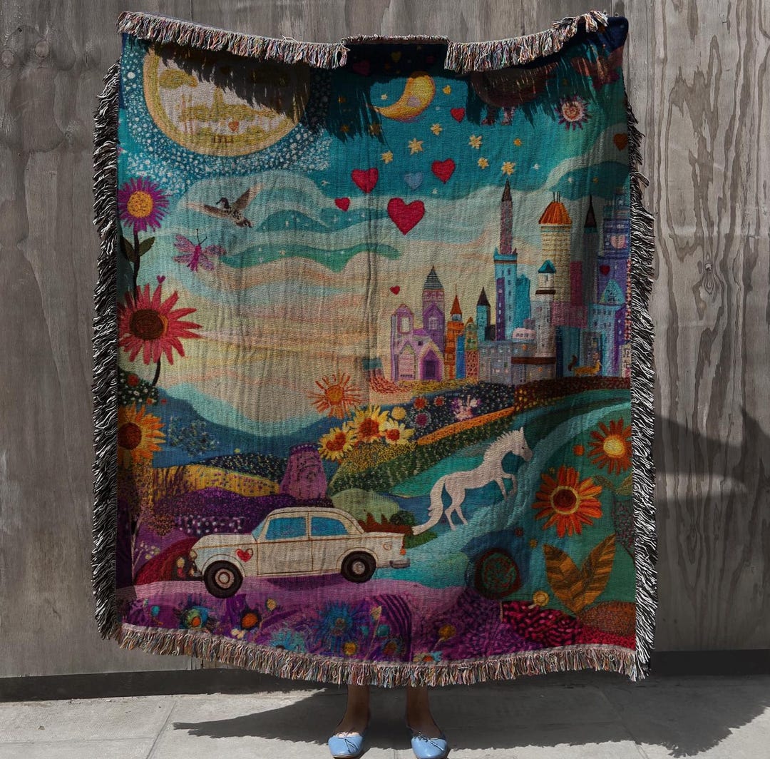 Woven Blanket, Era Tour, Eras House Blanket, Fan Art Tapestry, Fan ...