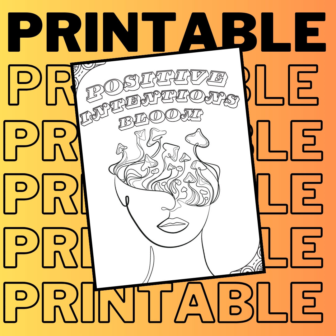 Printable Coloring Pages Bundle - Manifesting Magic - Etsy