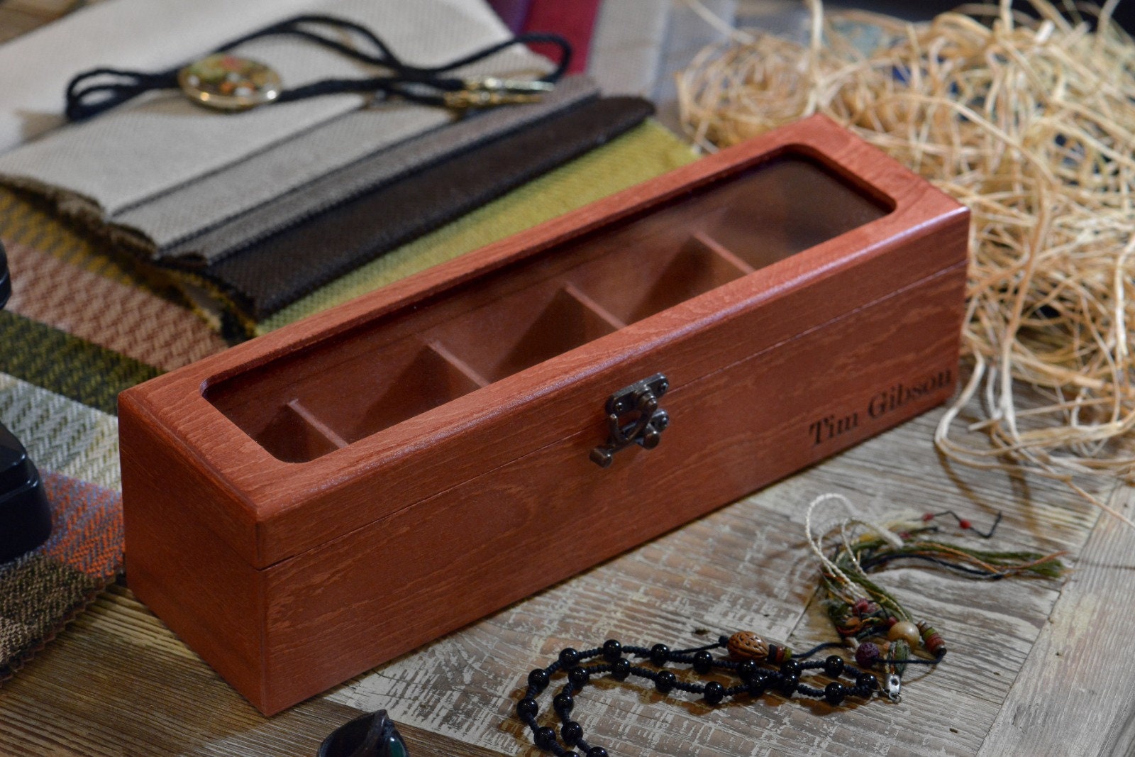 Custom Watch Box for Men Watch Organizer Watch Storage - Etsy