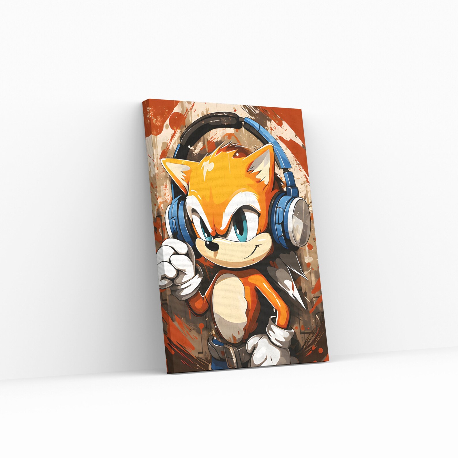 Tails From Sonic Pop Art Poster, Sonic Wall Art, Tails Wall Art, Video ...