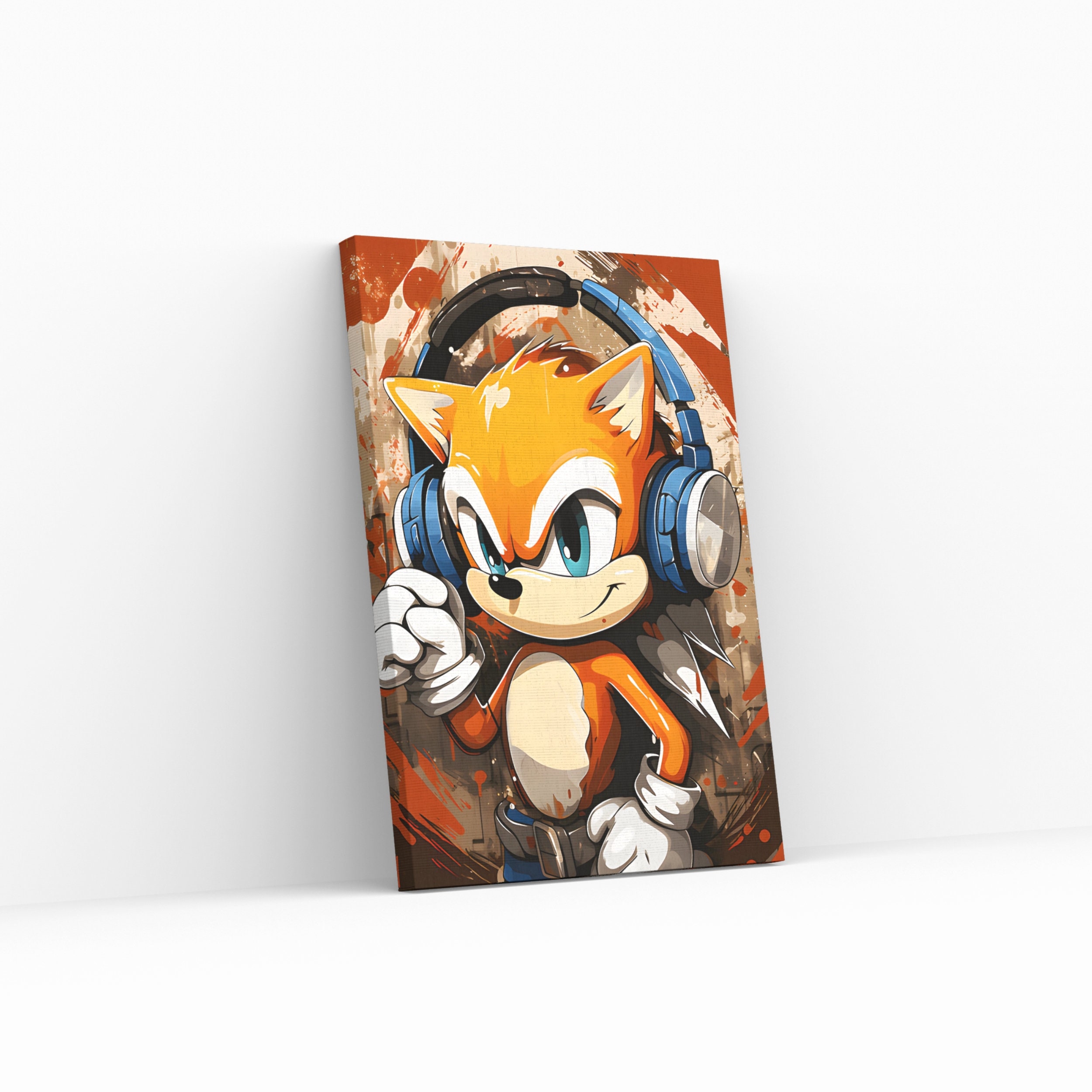Tails From Sonic Pop Art Poster, Sonic Wall Art, Tails Wall Art, Video ...