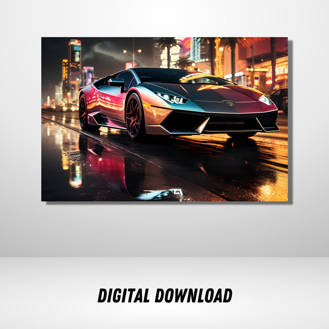 Lamborghini Poster Digital Download, Lamborghini Wall Art, Supercar ...