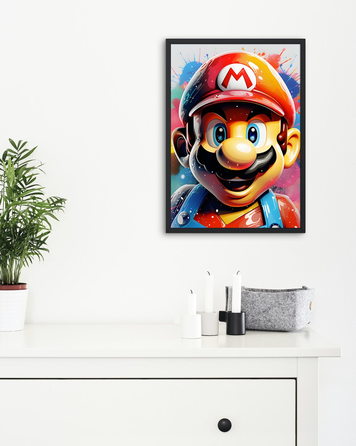 Mario Printable Pop Art, Mario Printable Art, Mario Pop Art, Mario Wall ...