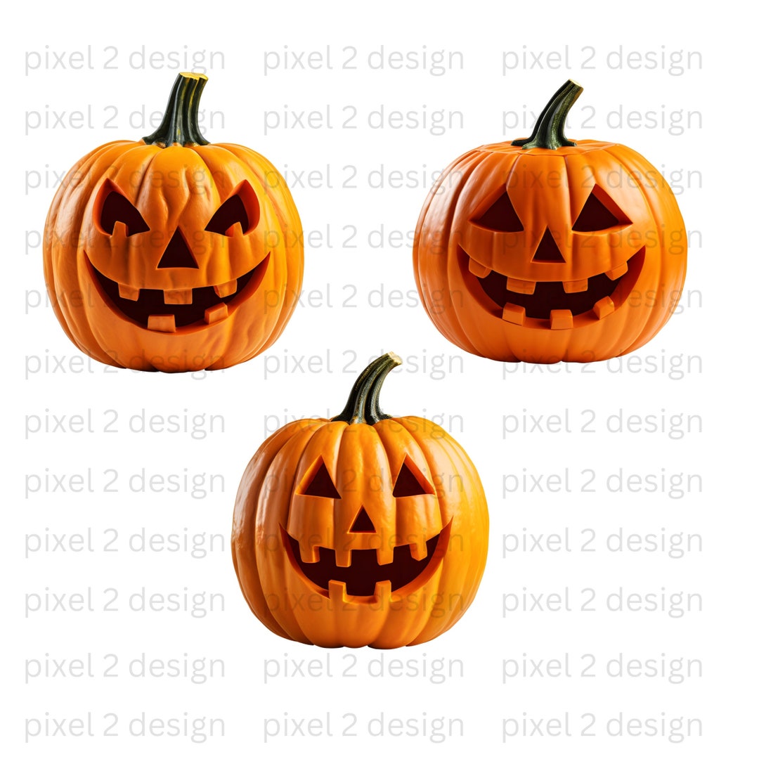 Pumpkin Bundle Png, Jack O'lantern Bundle Png, Pumpkin Png, Halloween ...