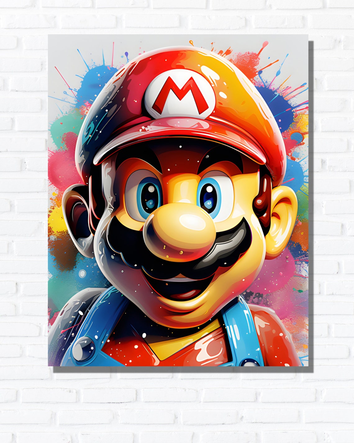 Mario Printable Pop Art, Mario Printable Art, Mario Pop Art, Mario Wall ...