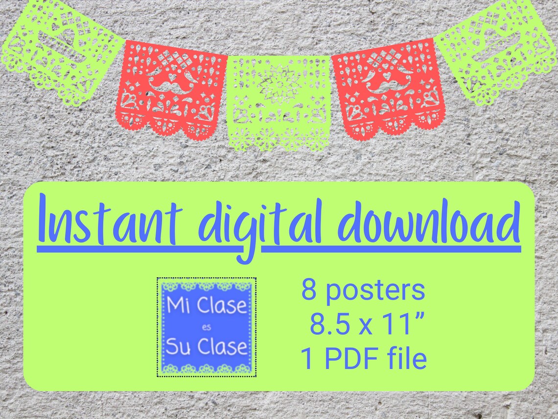 Spanish Question Words Printable Poster Set Spanish - Etsy