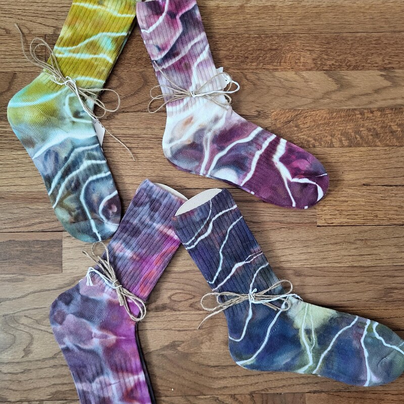 Tie Dye Socks - Etsy