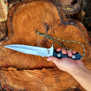 Rambo Bowie Knife: Rambo V Last Blood Replica Bowie Knife With Leather ...