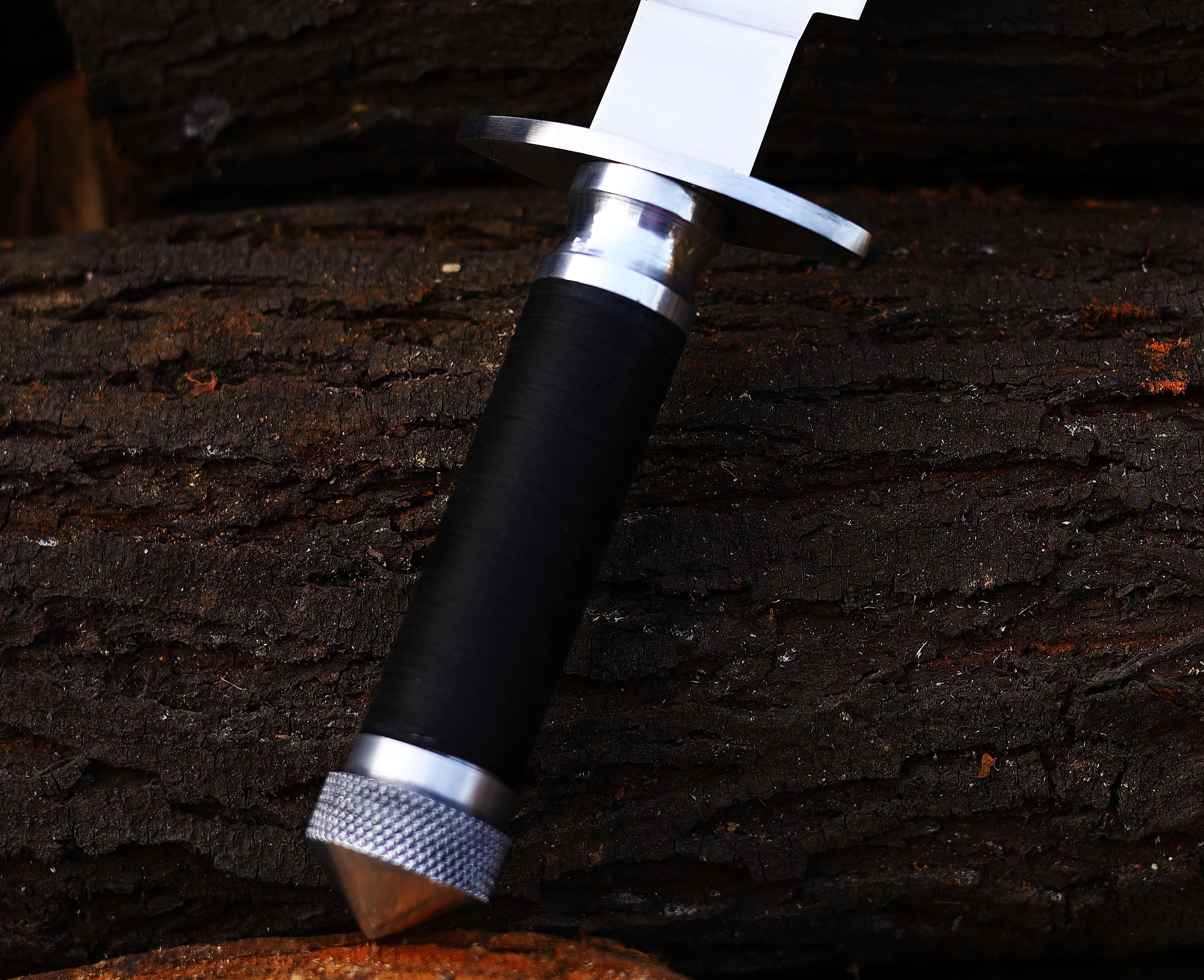 Handmade Predator Movie Knife: Jack Crain Replica Bowie With Leather ...