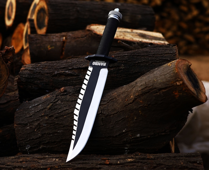 RAMBO Survival Knife: Rambo First Blood Part 2 | Movie Replica Knife ...