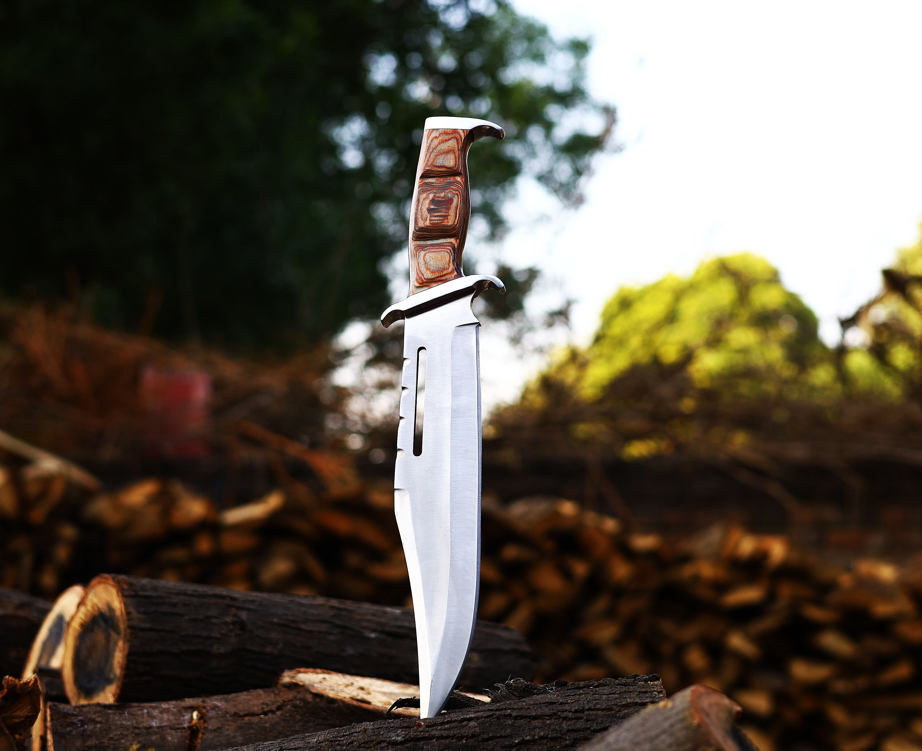 Rambo 3 Knife: Rambo Movie Replica Hunting Survival Bowie Knife ...