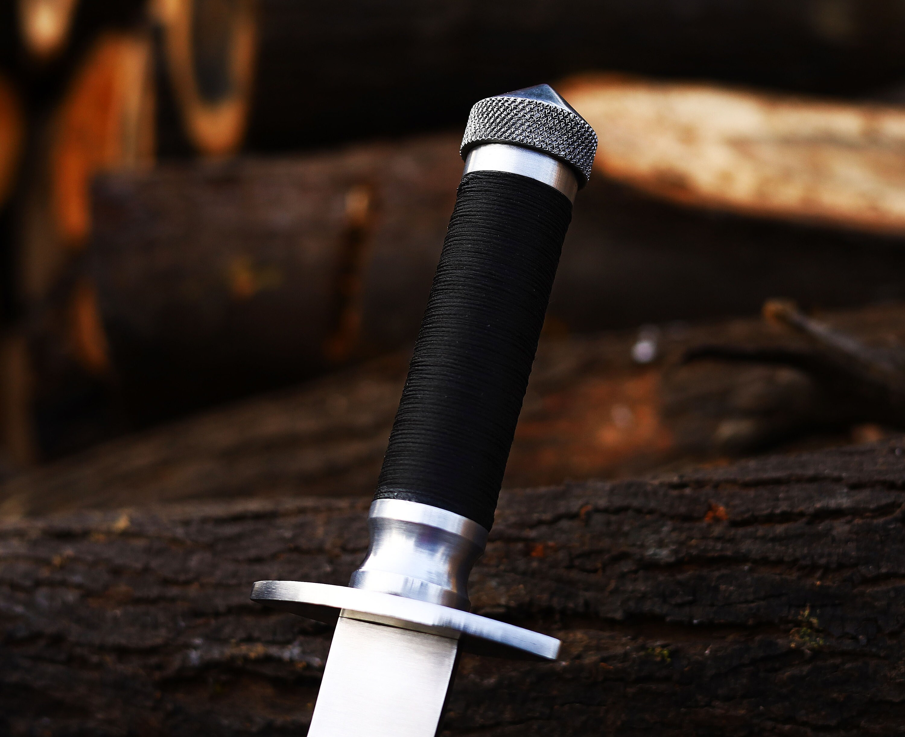 Handmade Predator Movie Knife: Jack Crain Replica Bowie With Leather ...