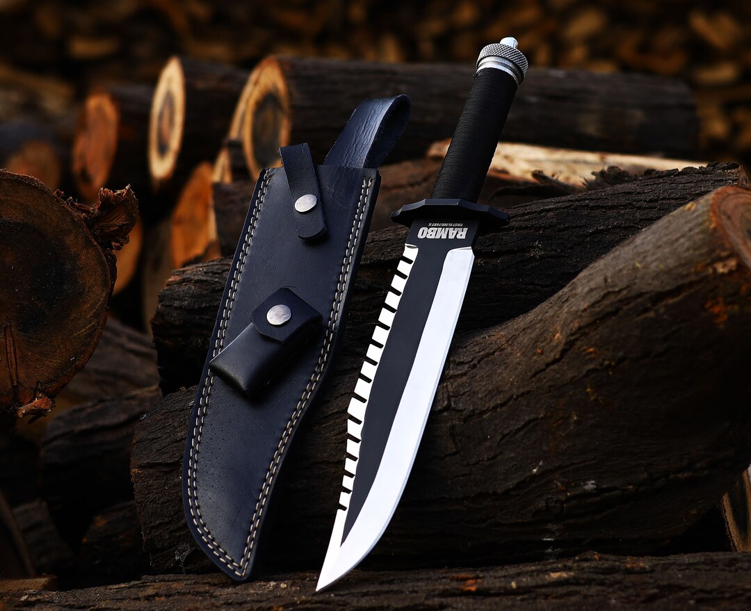 RAMBO Survival Knife: Rambo First Blood Part 2 | Movie Replica Knife | Christmas Knife | Gift ...