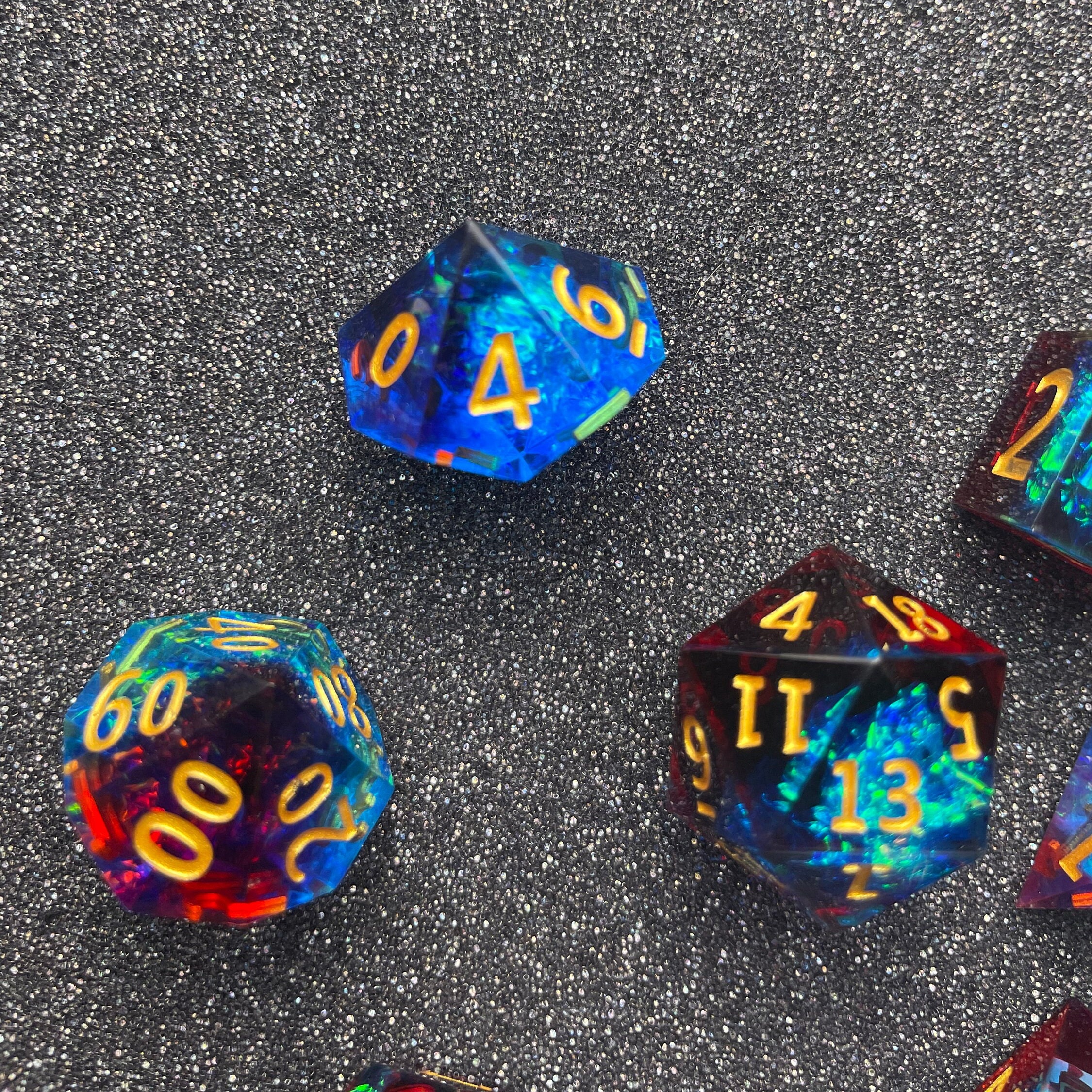 Regal Triad Dnd Dice Resin Dice Set Sharp Edge Dice Dnd Dice - Etsy