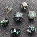 Jester's Gambit Dnd Dice Set D&D Dice Resin Dice Set Sharp Edge Dice ...