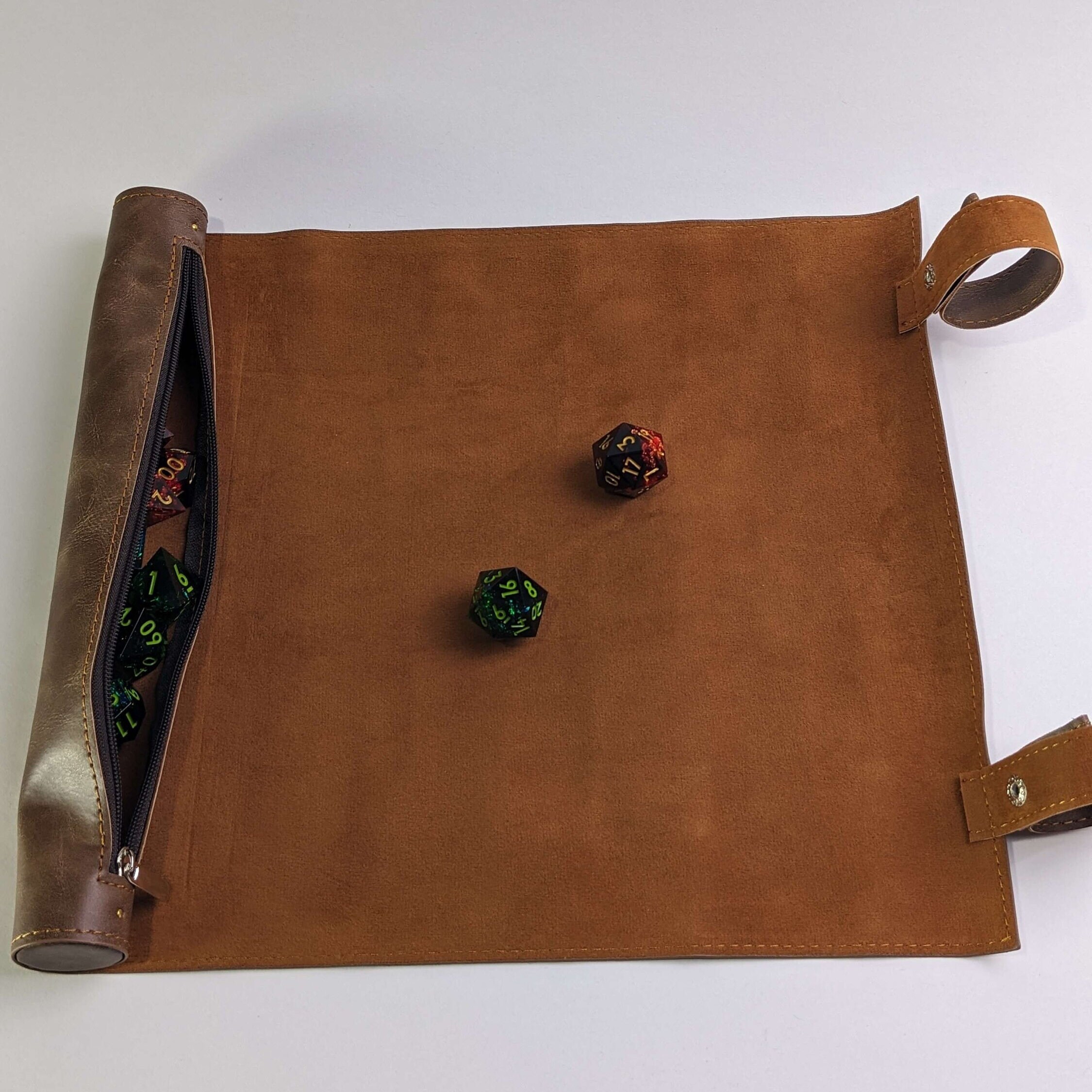 Vegan Leather Dice Holder DND Dice Storage D&D Dice Storage Leather ...