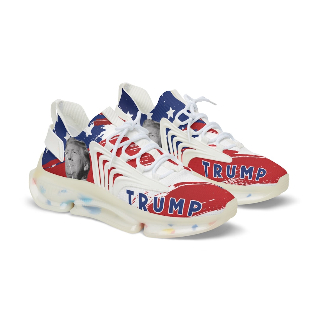 Trump 2024 Men Mesh Sneakers, Trump Shoes, Election Sneakers ...
